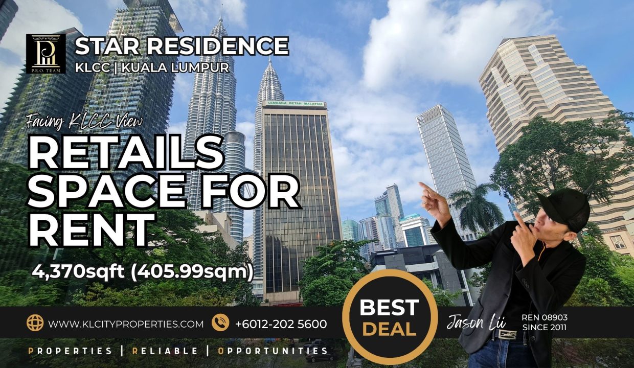 Star Residences KLCC Retail Space for Rent | Prime Location, Stunning ...