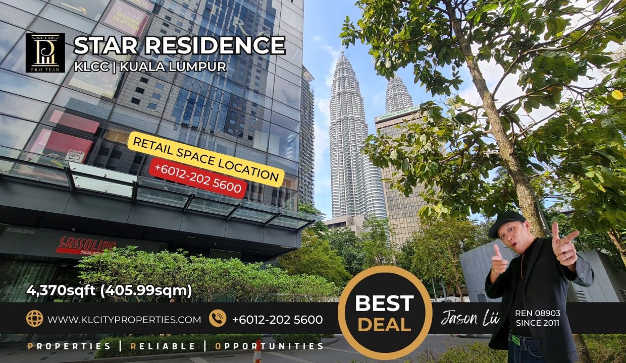 Star Residences KLCC Retail Space for Rent | Prime Location, Stunning ...