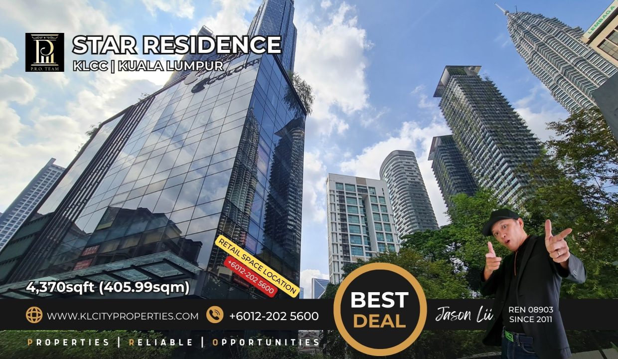 Star Residences KLCC Retail Space for Rent | Prime Location, Stunning ...