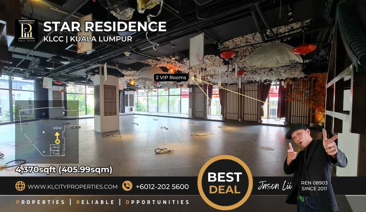 Star Residences KLCC Retail Space for Rent | Prime Location, Stunning ...
