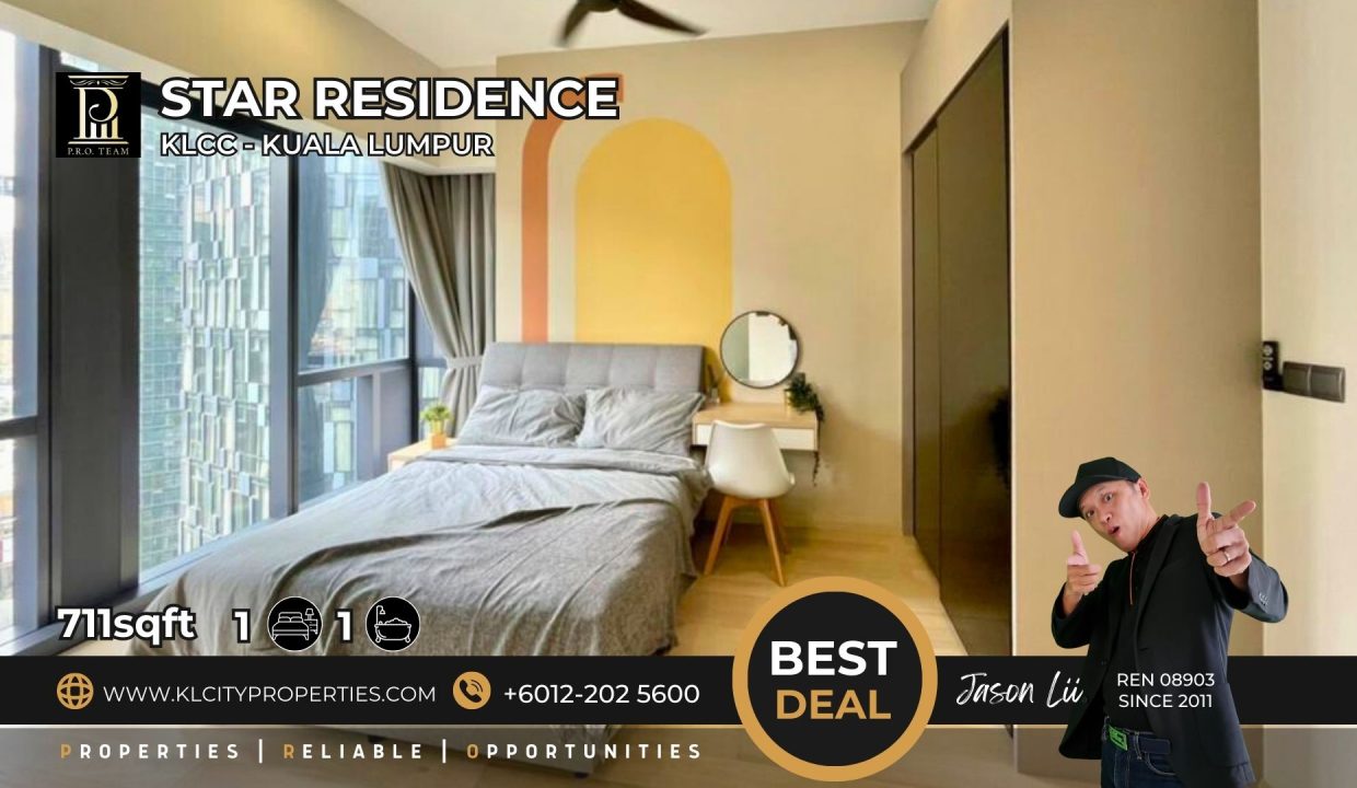 Star Residences KLCC Fully Furnished 1 Room 1 Bath for Rent - Malaysia ...