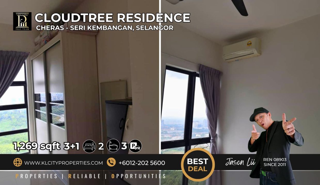 CloudTree Residence 3+1R2B for Sale: Own a Fully Furnished Home in Cheras, Seri Kembangan ...