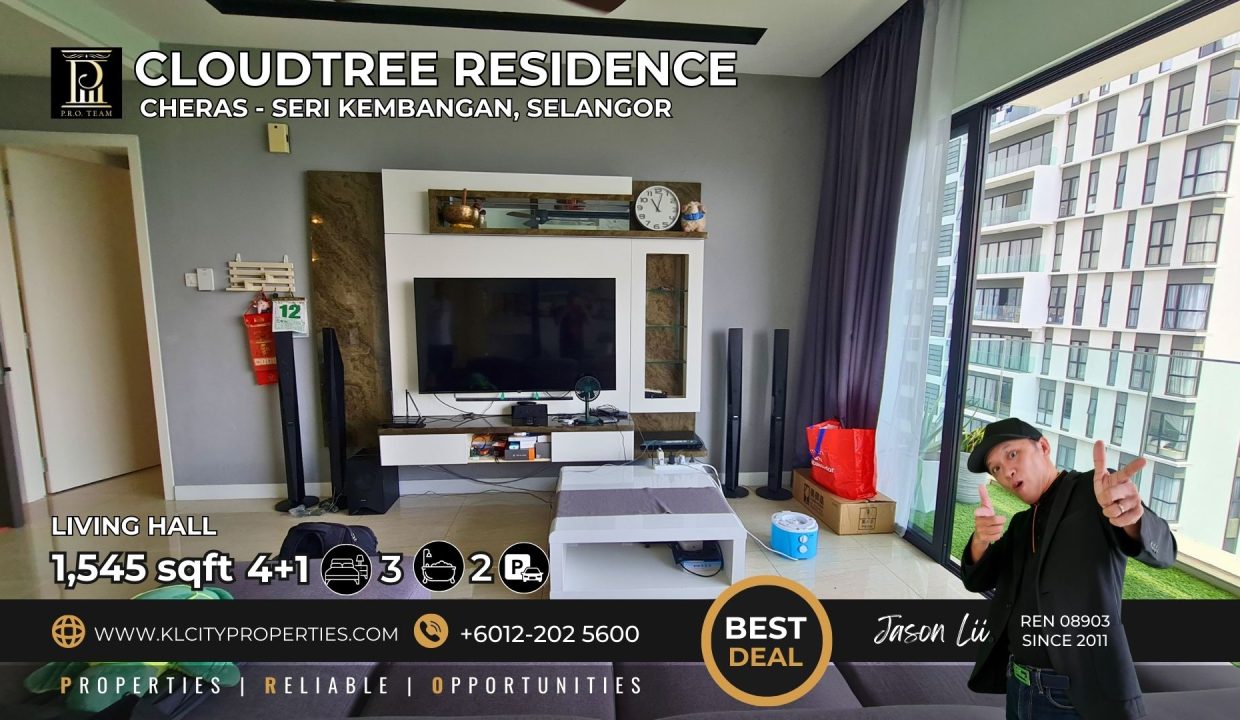 CloudTree Residence Freehold 4+1 Rooms Fully Furnished Cheras - Seri Kembangan For Sale ...