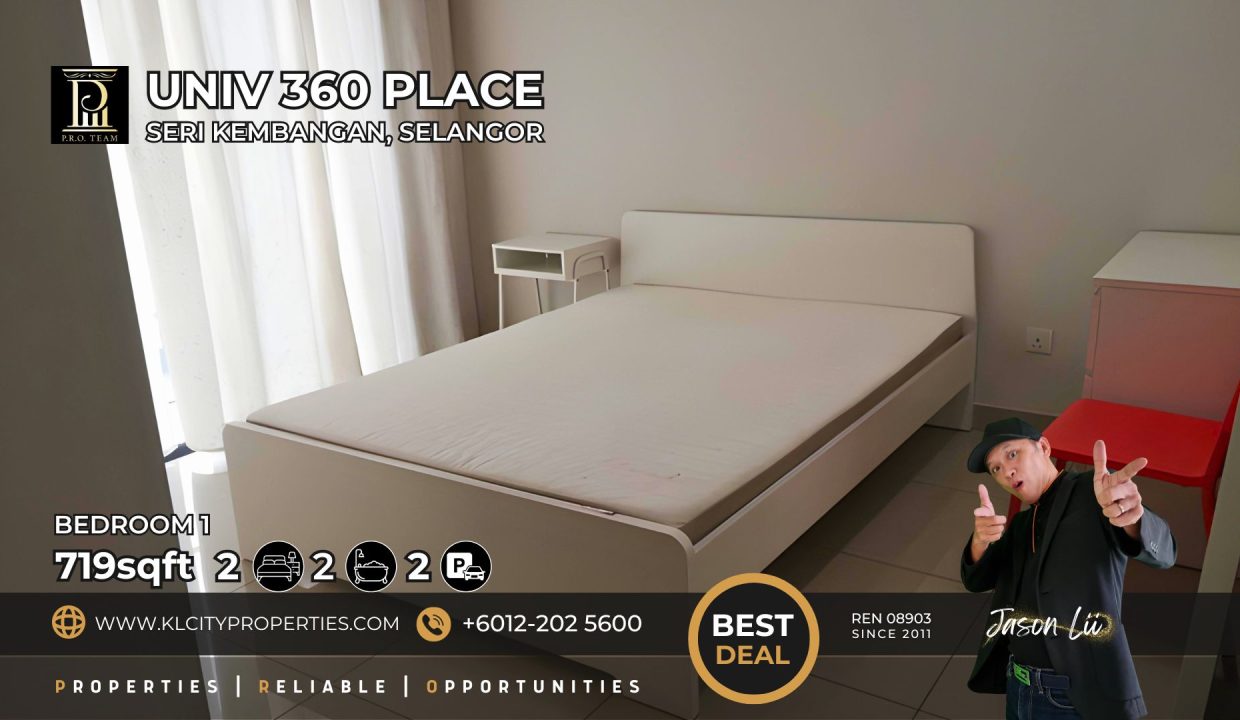 UNIV 360 Place - UPM Student 2-Bedrooms Fully Furnished Condo in Seri ...