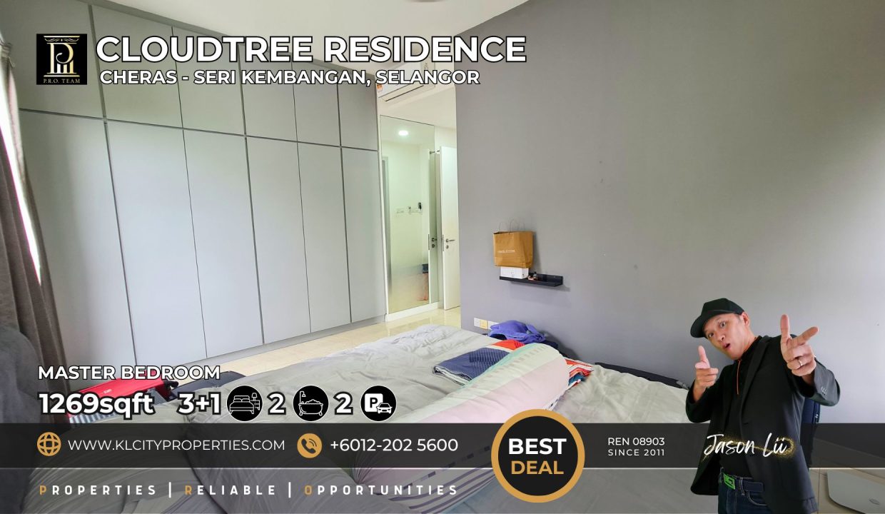 CloudTree Residence 3 Rooms 1 Storeroom Fully Furnished for Rent - Cheras, Seri Kembangan ...