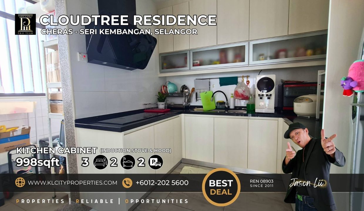 CloudTree Residence Best View 3 Rooms Partly Furnished for Rent - Cheras, Seri Kembangan ...